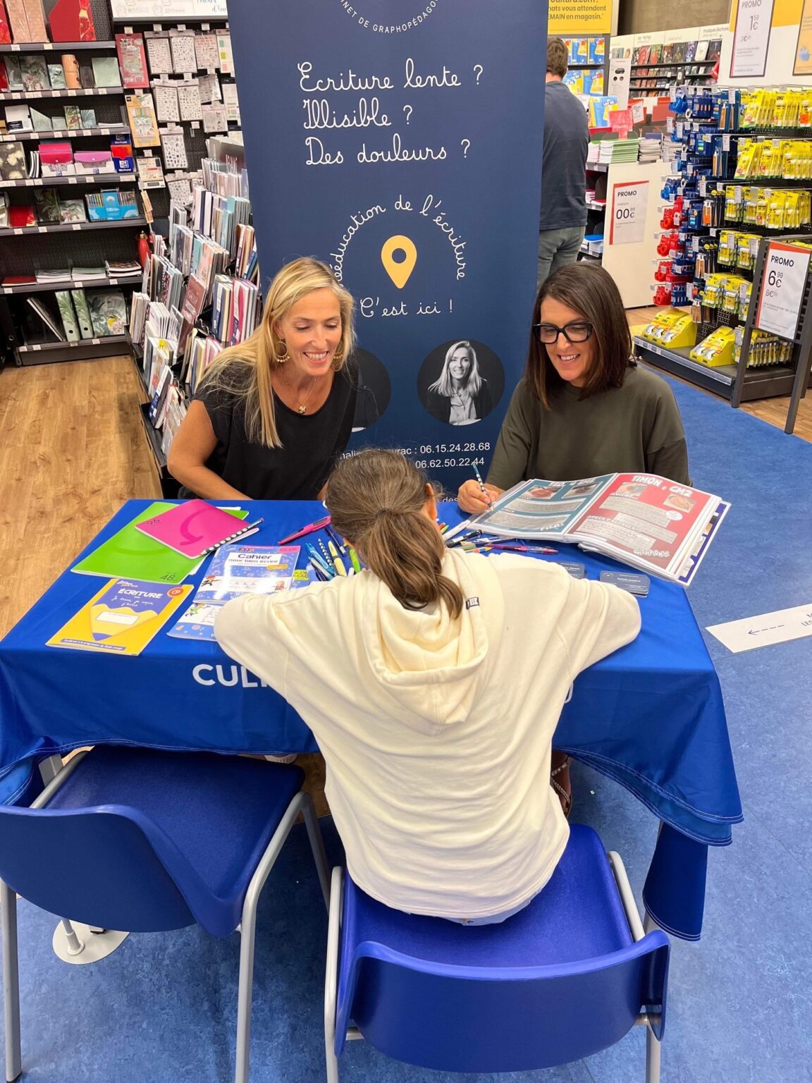 Un atelier conseils chez Cultura - Ecriture Rennes